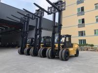 China FD160 6000mm 3 2 Stage Mast 15 Ton 6m Heavy Lift Forklift Lift for sale