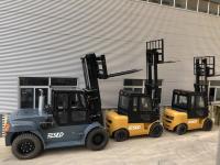 China Internal Combustion 10 Tons 20000 Lb 20k 4 Wheel Forklift Lift for sale