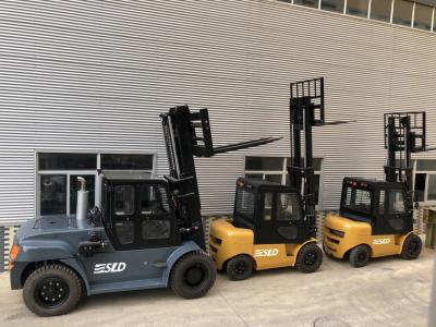 China Internal Combustion 10 Tons 20000 Lb 20k 4 Wheel Forklift Lift for sale