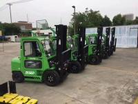 China Lifting Height 4m 3 Ton Diesel Forklift CPCD30 With Full Closed Cabin for sale