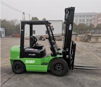 China 2 Stage Mast 2.5 Ton Diesel Forklift Truck Lifting Height 4000mm With Side Shift for sale
