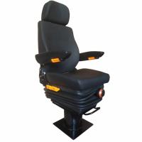 China 360 Rotation Mechanical Suspension Seat Locomotive Backhoe Loader Seat for sale