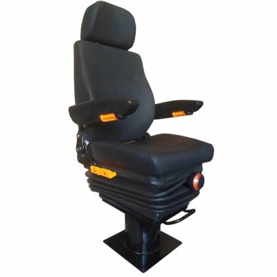 China 360 Rotation Mechanical Suspension Seat Locomotive Backhoe Loader Seat for sale