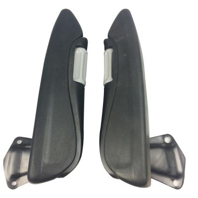 China Adjustable Universal Seat Accessories Armrest Black PU Foam For Truck Driver Seat for sale
