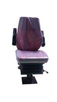 China Static Seat S802 360 Rotation Base Antiflaming Fabric Cover Locomotive Seat for sale