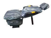 China Mechanical Suspension Seat M801 Driver Seat For Railways With Rotation Back Support for sale