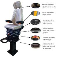 China M801 Mechanical Suspension Seat Marine Boat Driver Seat Rail Car Seat for sale