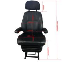 China Mechanical Suspension Seats For Railway Train With Weight Adjustment Headrest for sale