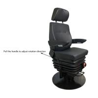 China 360 Swivel Train Seat With Mechanical Suspension Horizontal Adjustment Front 105mm Rear 120mm Product Model M801-83 for sale