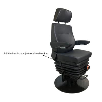 China 360 Swivel Train Seat With Mechanical Suspension Horizontal Adjustment Front 105mm Rear 120mm Product Model M801-83 for sale