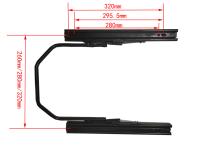China Universal Adjustable Double Lock Slide Rail Truck Driver Seat Accessories for sale