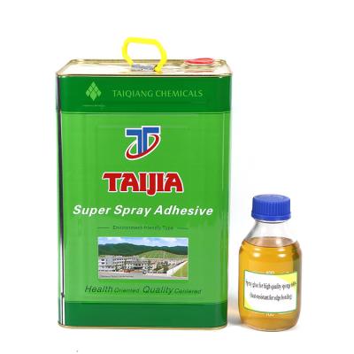 China No Smell Non Toxic Foam Rubber Spray Adhesive For Mattress Sponge Bonding for sale