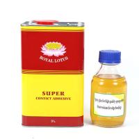China Light Yellow Super Contact Glue Professional Bonding Adhesive for sale