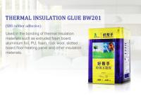 China Light soft odor Thermal Insulation Adhesive Black Viscous Liquid for sale