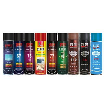 China High Quality Fast Dry Aerosol Spray Adhesive Waterproof Embroidery Garment Adhesive for sale