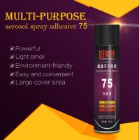 China OEM Aerosol Spray Adhesive Repositionable 75 Spray Adhesive 9009-54-5 for sale