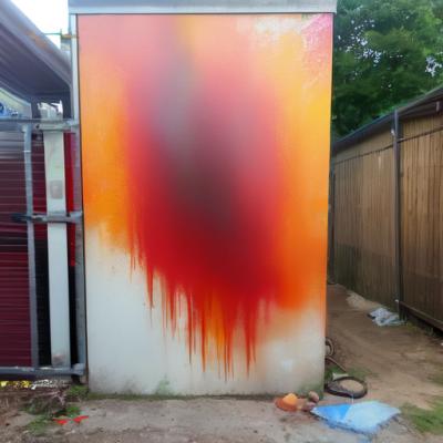 China waterproof Custom Color Spray Paint friction resistant for Modern Art for sale
