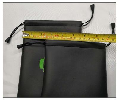 China Manufacturers Supply Black PU Drawstring Bag, Environmentally Friendly Headphone Cable Data Cable Storage Bag, Can Be Used As PU Shrapnel Storage Bag for sale