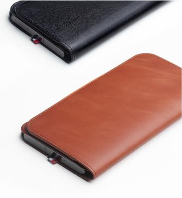China Suitable For Mobile Phones Huawei Samsung Apple Genuine Leather Mobile Phone Case Wallet Magnetic Buckle Card Holder Cash Multi-Function Business for sale