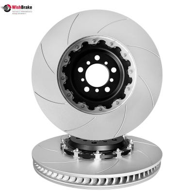 China Premium Bimetallic Brake Disc 34112284809 For BMW Vehicles Aluminum Alloy Vented Brake Rotor for Enhanced Performance for sale