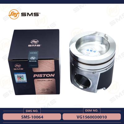 China Sinotruk Howo Engine Piston VG1560037011 SMS-10063 120mm Size Heavy Duty Truck Parts for sale