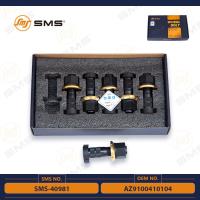 China Sinotruk Howo Front Wheel Bolt AZ9100410104 SMS-40981 22x85mm Chassis Parts for sale