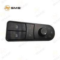 China Sinotruk HOWO Truck Door Window Regulator Switch WG1664340004 24V CAB Spare Part for sale