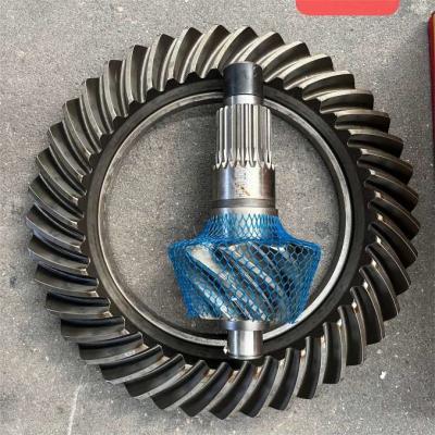 China 2402N1041-025/026 Pinion And Crown Wheel HOWO Truck Parts Spiral Bevel Gear for sale
