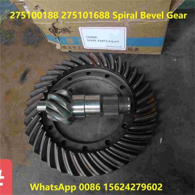 China XCMG ZL50G ZL50GN Spiral Bevel Gear 275100188 275101688 - 3.3KG Heavy-Duty Differential Component for sale