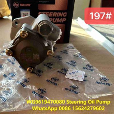 China HOWO Truck Steering Assist Vane Pump WG9619470080 3KG Power Steering Pump for sale