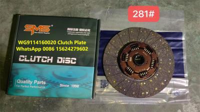 China WG9114160020 HOWO Truck Clutch Driven Disc Plate Assembly 3kg Heavy Duty for sale
