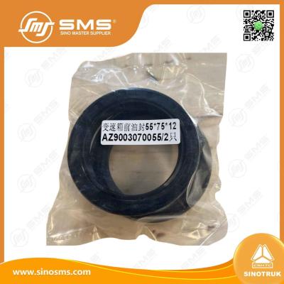 China AZ9003070055 Gearbox Front Oil Seal 55x75x12mm HOWO Truck Parts for sale
