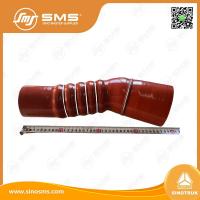 China Intercooler Hose WG9125530150 for HOWO Truck L=335mm Rubber Air Intake Pipe for sale