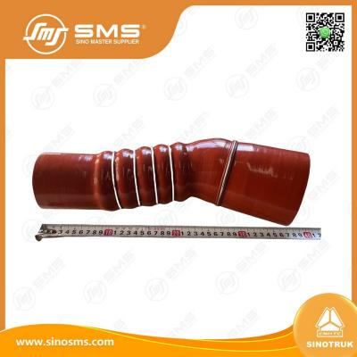China Intercooler Hose WG9125530150 for HOWO Truck L=335mm Rubber Air Intake Pipe for sale