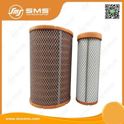 China HOWO Truck Engine Air Filter 13065278 PU2438 1KG Heavy Duty Replacement for sale