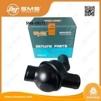 China Sinotruk HOWO Thermostat Assembly VG14060135 80 Deg Engine Coolant Truck Part for sale