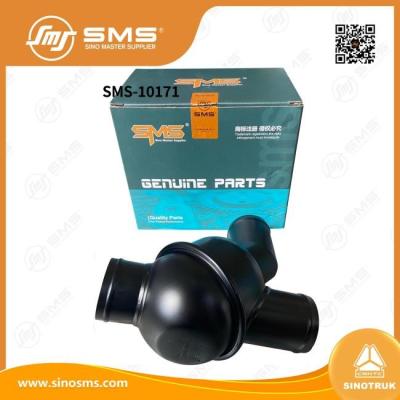 China Sinotruk HOWO Thermostat Assembly VG14060135 80 Deg Engine Coolant Truck Part for sale