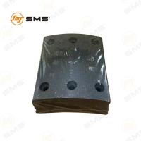 China Brake Lining WG9100440027 Front Brake Pad for Sinotruk HOWO Truck 6 Holes 3KG for sale