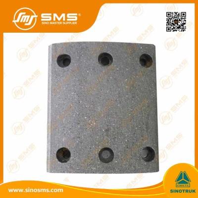 China WG9100440027A Brake Lining Front for Sinotruk Howo Truck Chassis 137x160x15mm for sale