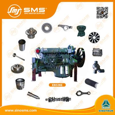 China Sinotruk HOWO Truck Engine Spare Parts WD615 336 371 420 Series with 6-Month Warranty for sale