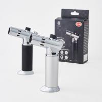China SV-701 Ergonomic Double Flame Butane Torch Lighter 1300°C 2.5g Refillable Kitchen Cooking for sale