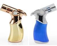 China Four Burner Butane Torch Lighter 1300°C Portable Cigar Blow Torch Refillable for sale
