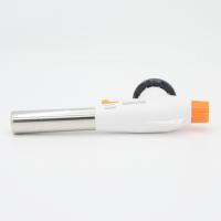 China Stainless Steel Butane Torch 1300°C Piezo Ignition Adjustable Flame for Cooking Soldering for sale