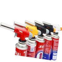 China Culinary Butane Bottle Blow Torch Adjustable Flame Lighter Gun for sale