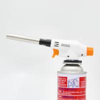 China Stainless Steel Butane Cooking Torch 1300°C Piezo Ignition Kitchen Burner for sale