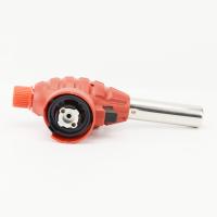 China Mini Butane Gas Cooking Blow Torch 1300C Piezo Ignition Adjustable Flame for Camping Hiking for sale
