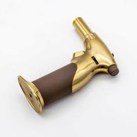 China Refillable Butane Torch 1300°C Adjustable Flame Continuous Lock for Cooking Soldering for sale