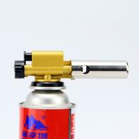 China Adjustable Flame Torch For Food BBQ Chef Creme Brulee Torch Gas Butane Culinary for sale