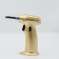 China Plastic Windproof Chef Flame Electric Blow Torch Cooking Lighter Single Jet Flame for sale
