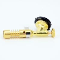 China Brass Butane Torch Flame Gun 1300C Adjustable Culinary Blow Torch for Cooking Welding for sale